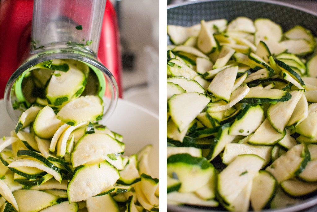 Courgettes with lemon and cream - VAL EN BARCELONA